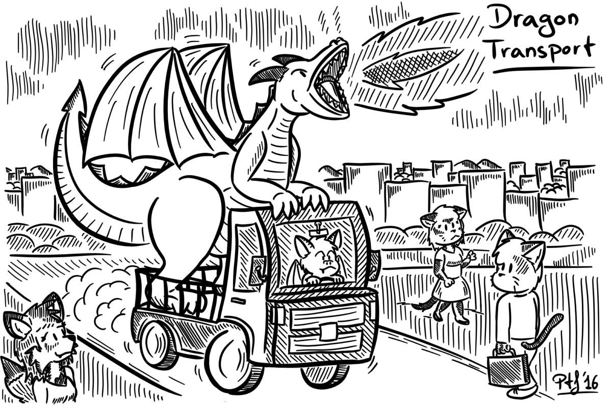 dragon transport – Sense Tomàquet